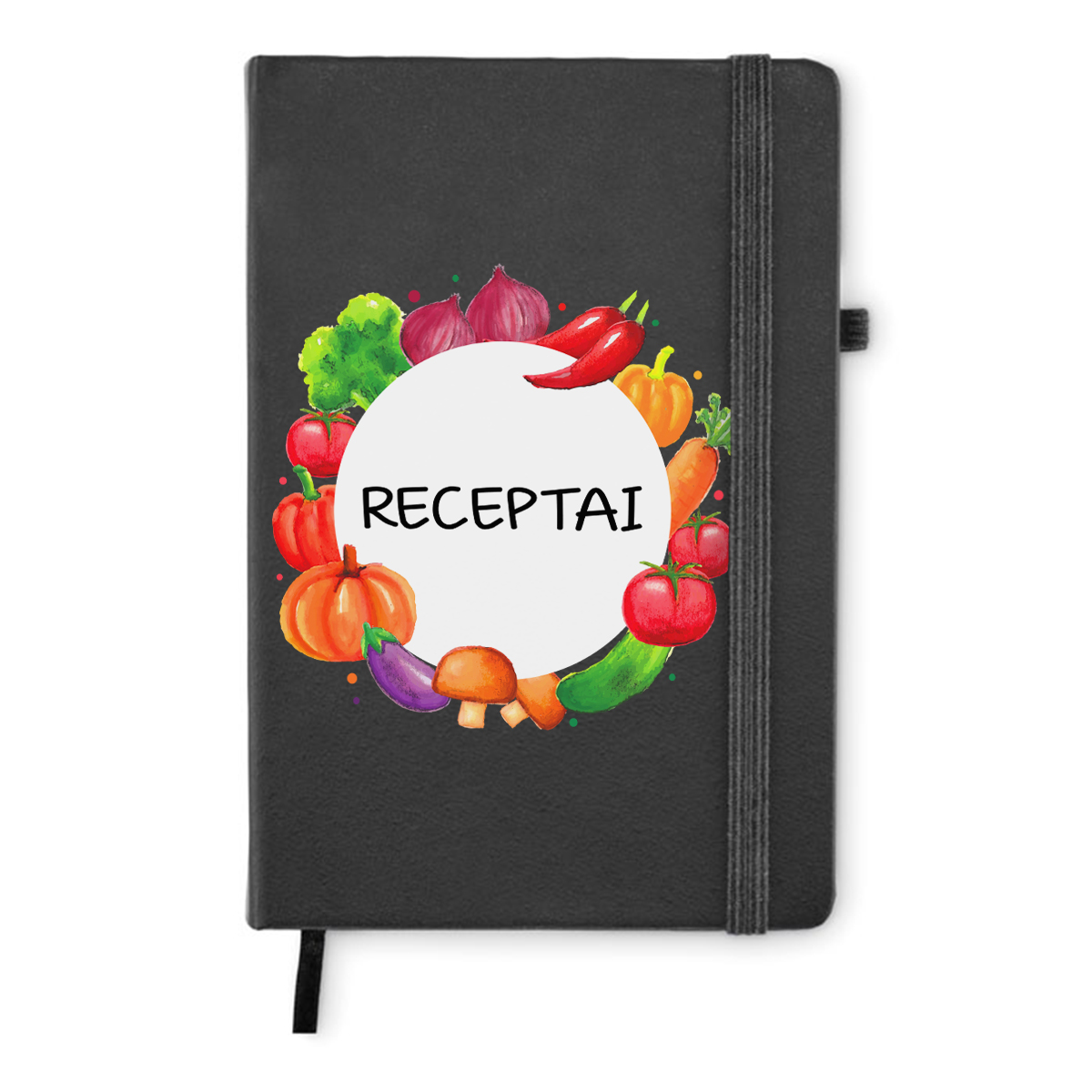 A5 formato užrašų knygelė "Receptai" | Dovanusalis.lt