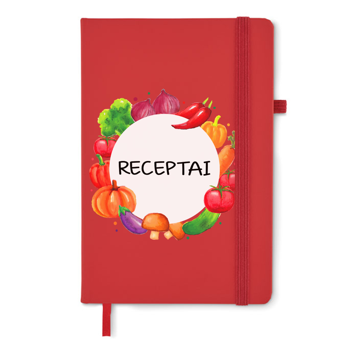A5 formato užrašų knygelė "Receptai" | Dovanusalis.lt
